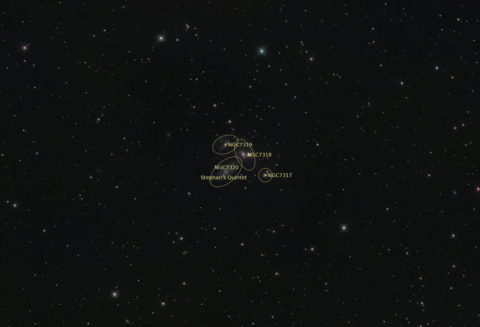 星野（HCG92） | 天体写真ギャラリー